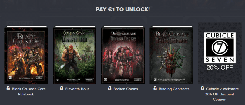 Humble Bundle – Cyberpunk 2020 & Warhammer 40k – The Kind GM