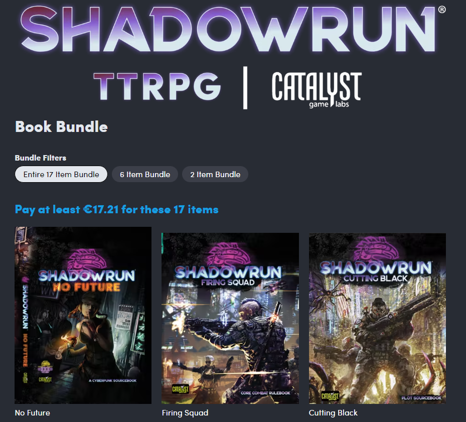 Humble Book Bundles – Shadowrun and Star Trek Adventures – The Kind GM