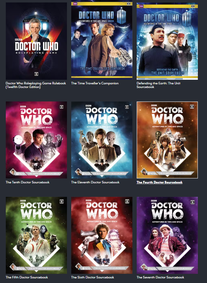 Humble RPG Bundle – Doctor Who RPG by Cubicle7 – The Kind GM