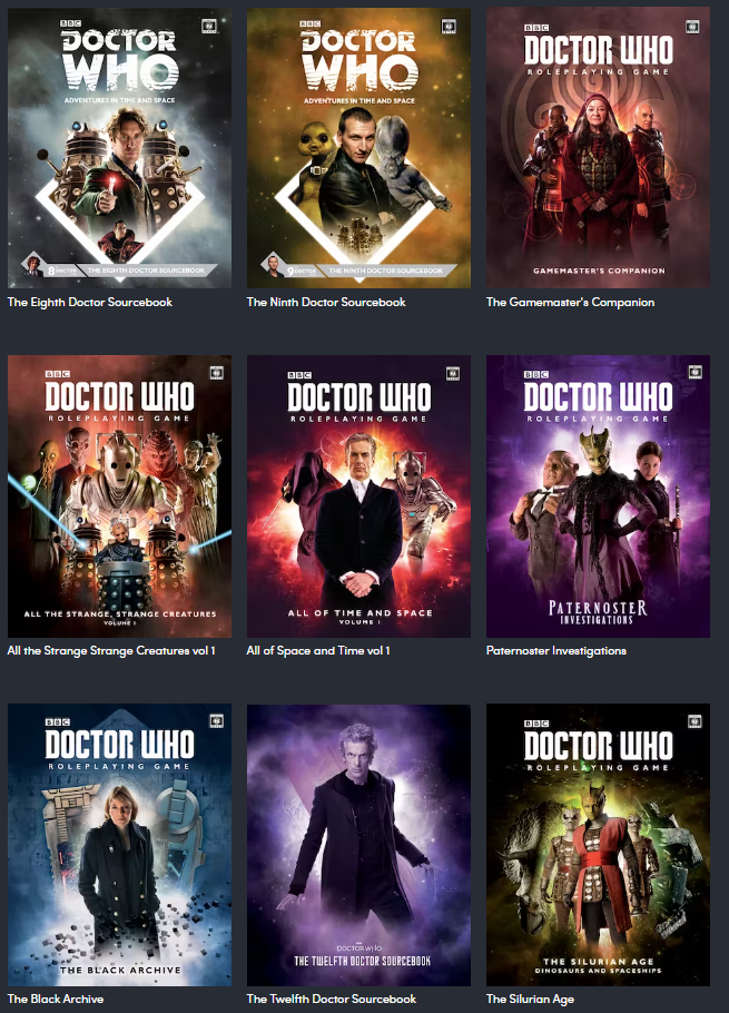 Humble RPG Bundle – Doctor Who RPG by Cubicle7 – The Kind GM