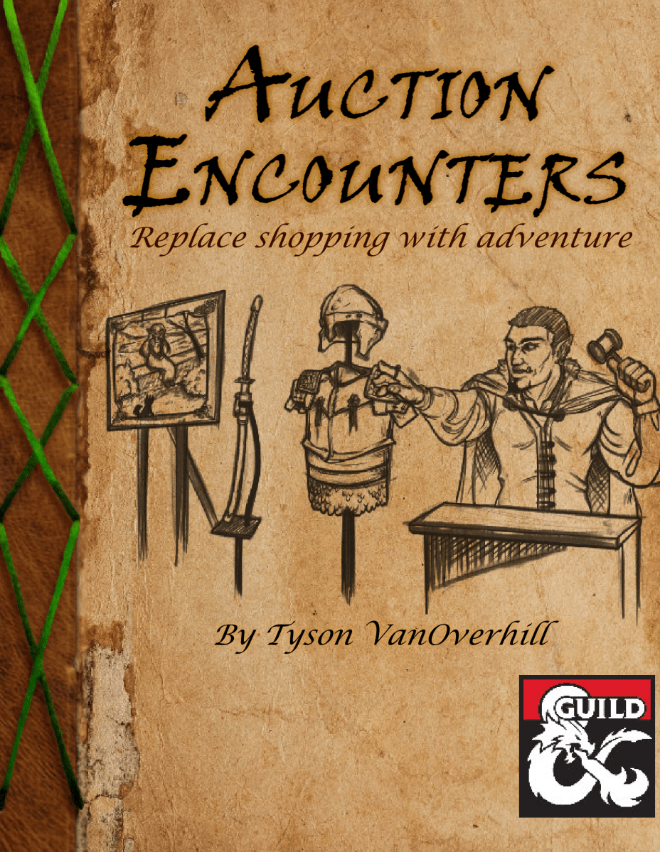 DMs Guild Review: Auction Encounters – The Kind GM