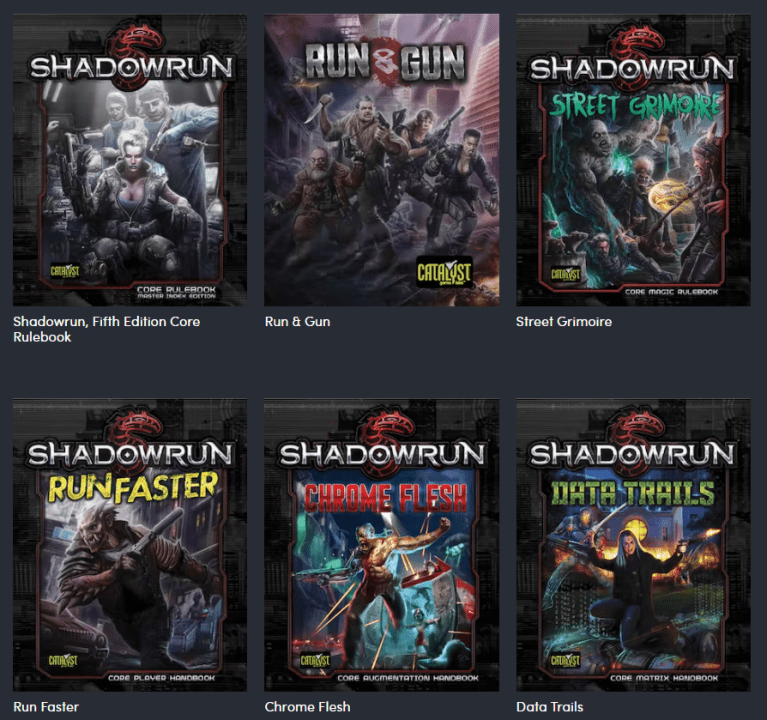 Humble Book Bundle – Shadowrun 5e Megabundle – The Kind GM