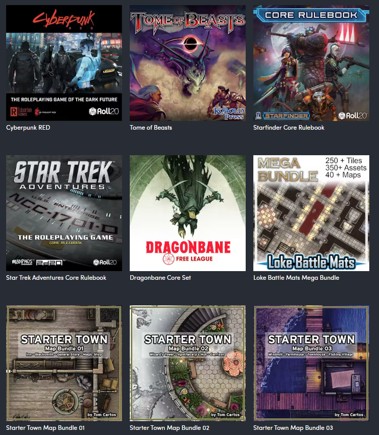 Humble Bundle – Everything for your Adventures – The Kind GM