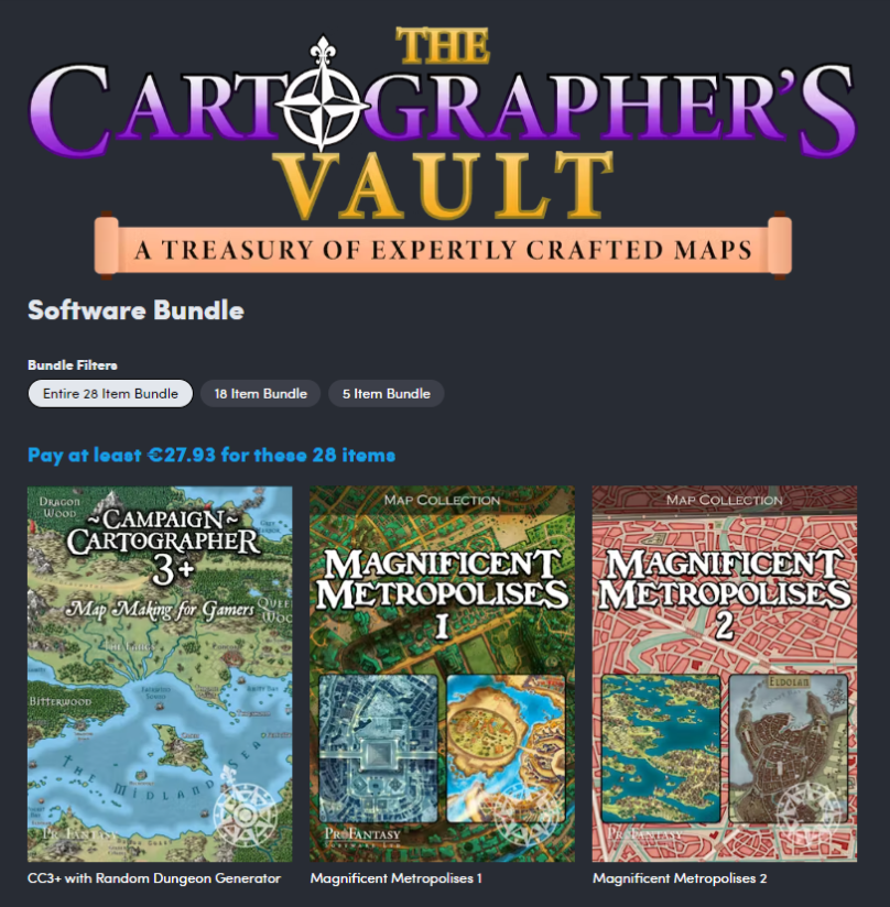 Humble Bundle – The Cartographer’s Vault – The Kind GM