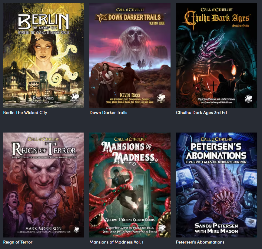 Humble Book Bundle – Call of Cthulhu – The Kind GM