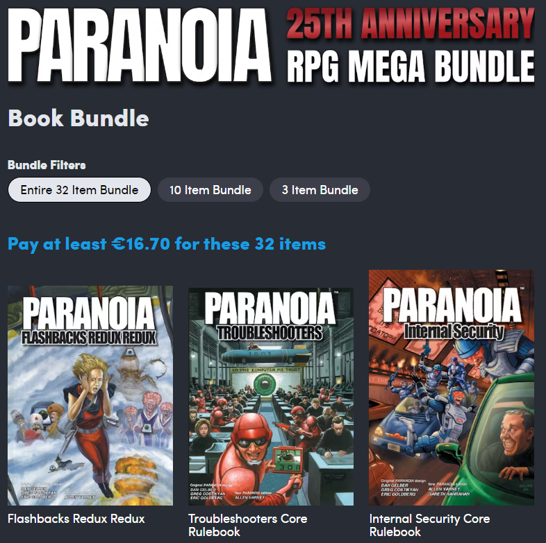 Humble Book Bundle – Paranoia 25th Anniversary RPG Mega Bundle – The ...