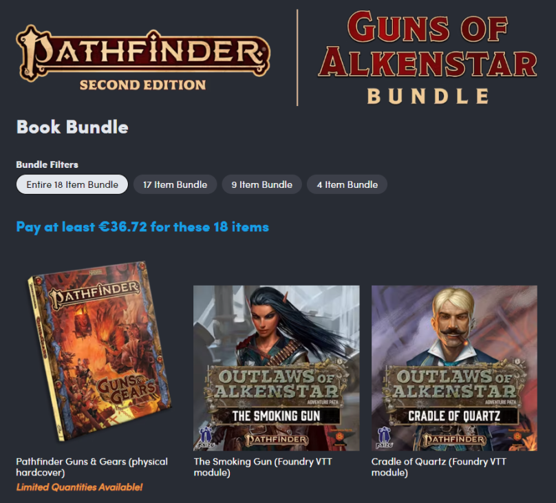 Humble Book Bundle – Pathfinder Second Edition Guns of Alkenstar – The ...