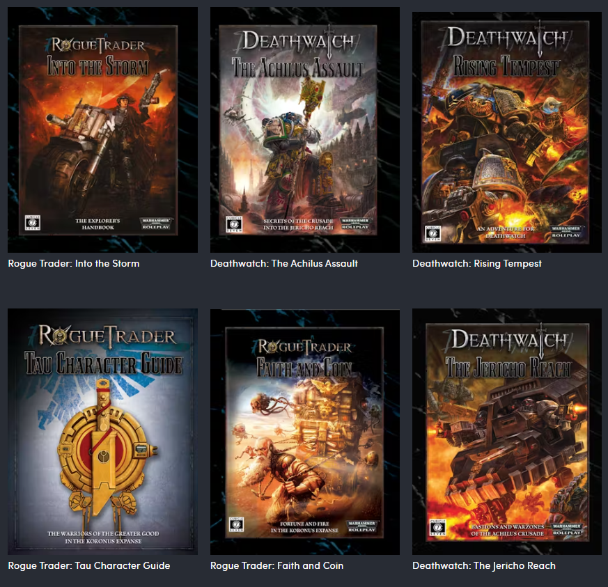 Humble Book Bundle – Dnd 5E & Warhammer 40k – The Kind GM
