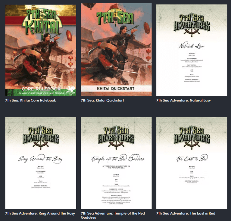 Humble Book Bundle – Pathfinder Happy Birthday, Remaster! & 7th Sea ...