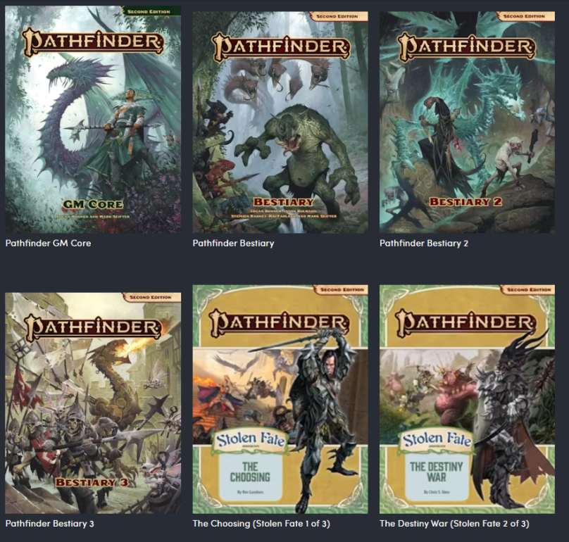 Humble Book Bundle – Pathfinder Happy Birthday, Remaster! & 7th Sea ...