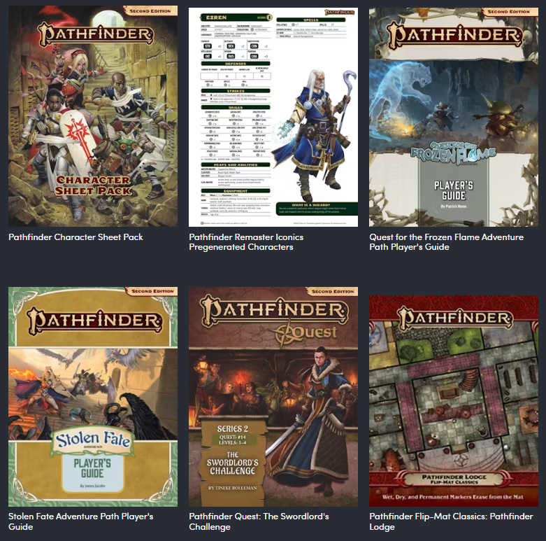 Humble Book Bundle – Pathfinder Happy Birthday, Remaster! & 7th Sea ...