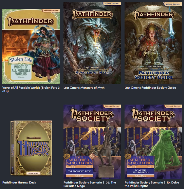 Humble Book Bundle – Pathfinder Happy Birthday, Remaster! & 7th Sea ...