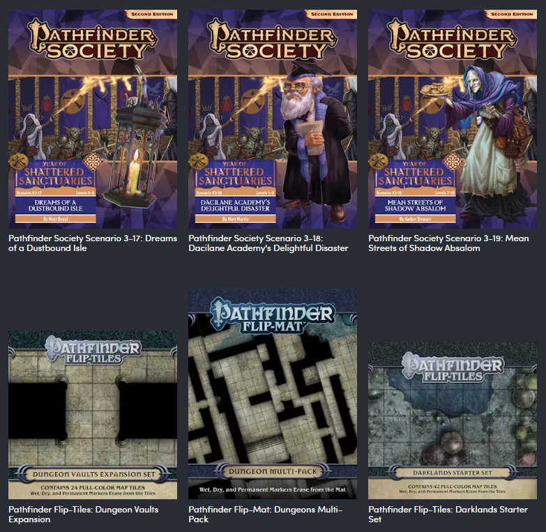 Humble Book Bundle – Pathfinder Happy Birthday, Remaster! & 7th Sea ...