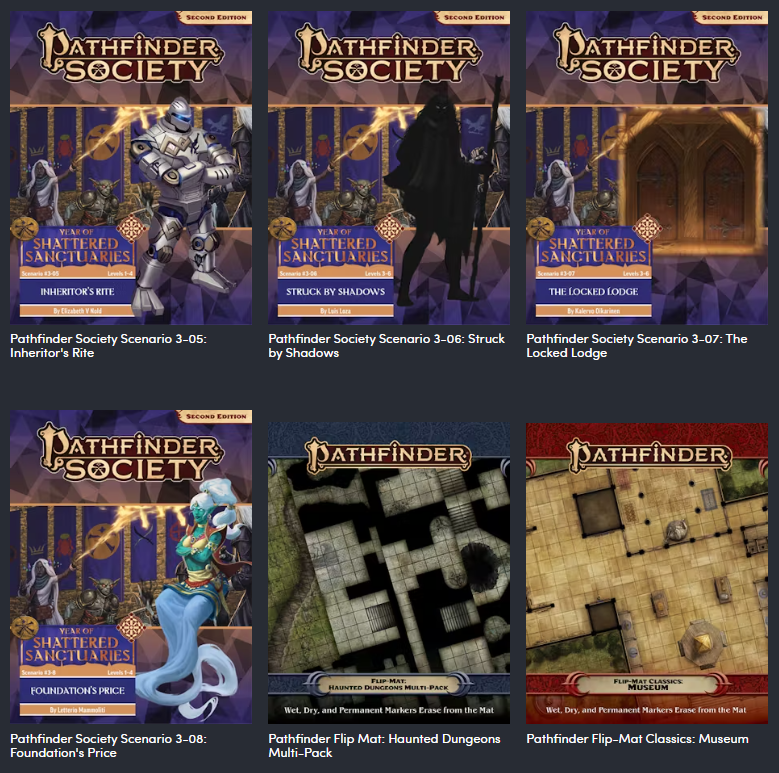 Humble Book Bundle – Pathfinder Happy Birthday, Remaster! & 7th Sea ...