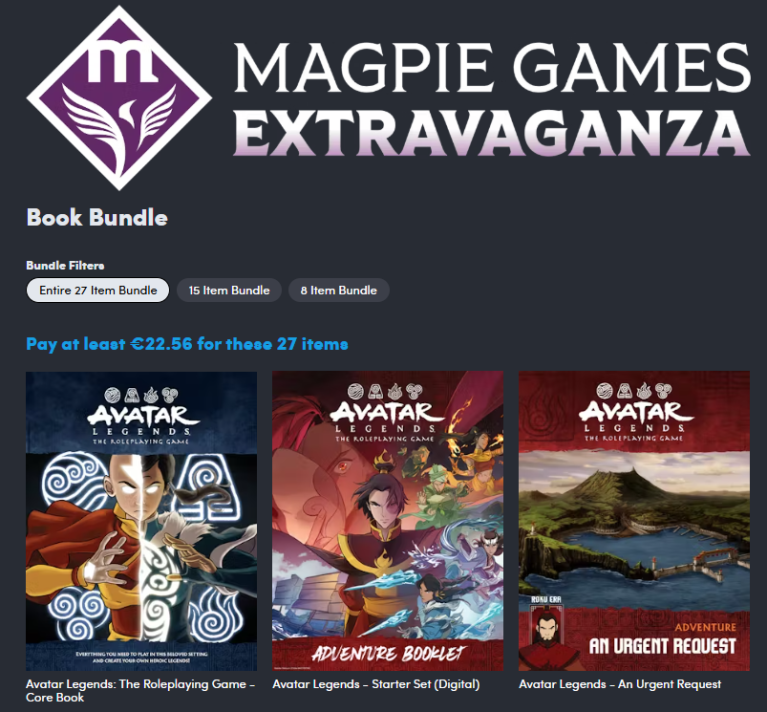 Humble Book Bundle – Magpie Games Extravaganza – The Kind GM