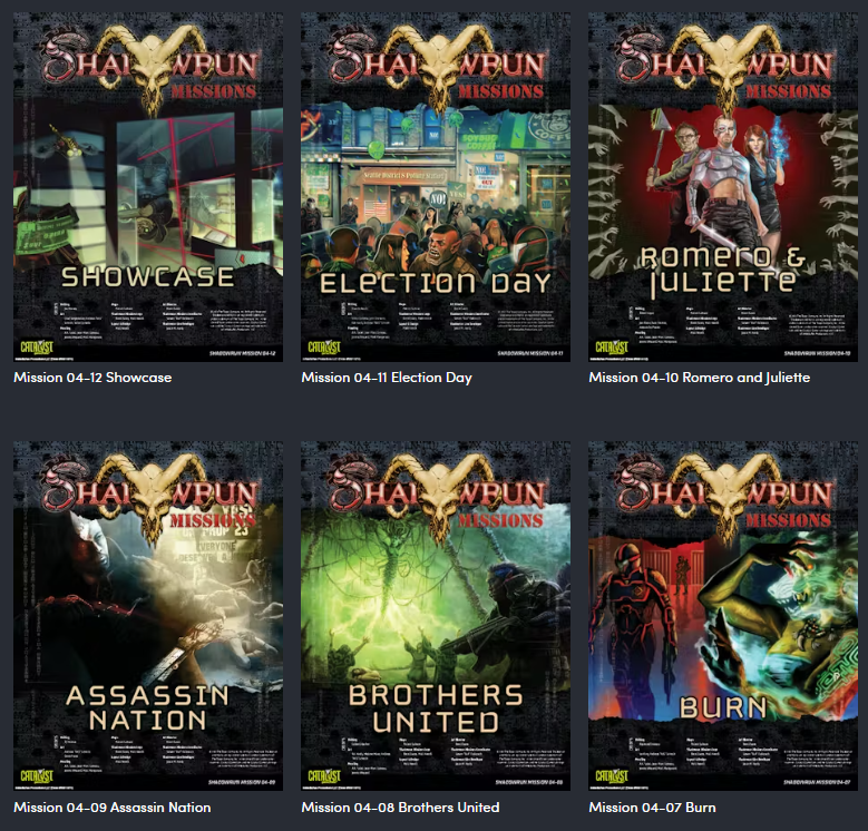 Humble Book Bundle – Shadowrun 4th Edition – The Kind GM