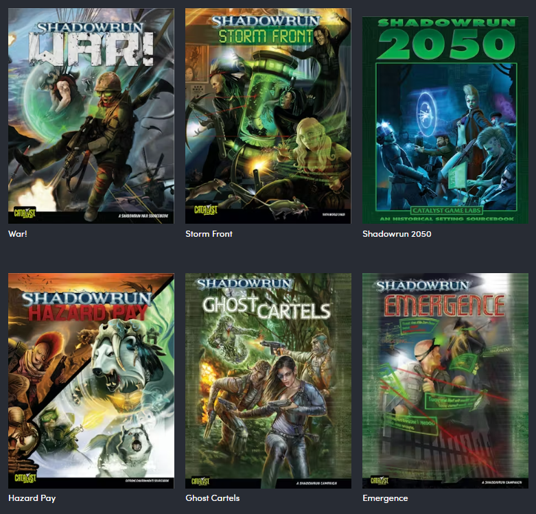 Humble Book Bundle – Shadowrun 4th Edition – The Kind GM