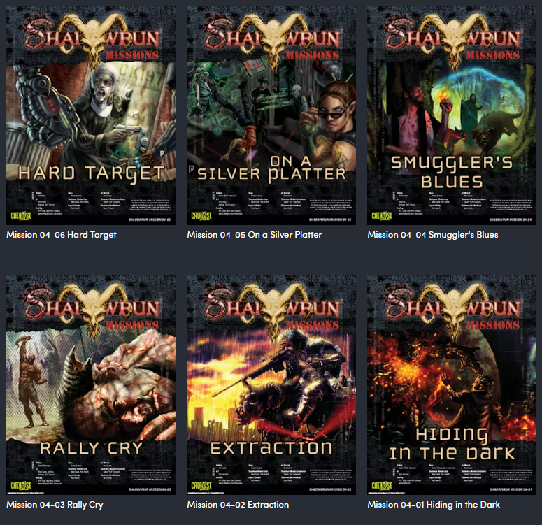 Humble Book Bundle – Shadowrun 4th Edition – The Kind GM