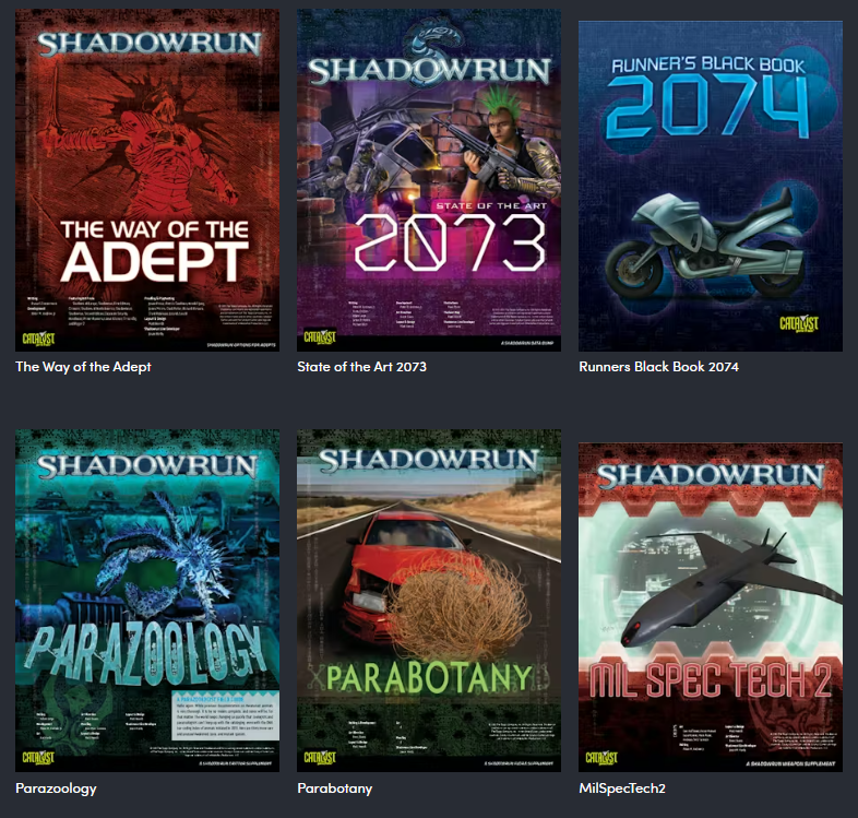 Humble Book Bundle – Shadowrun 4th Edition – The Kind GM