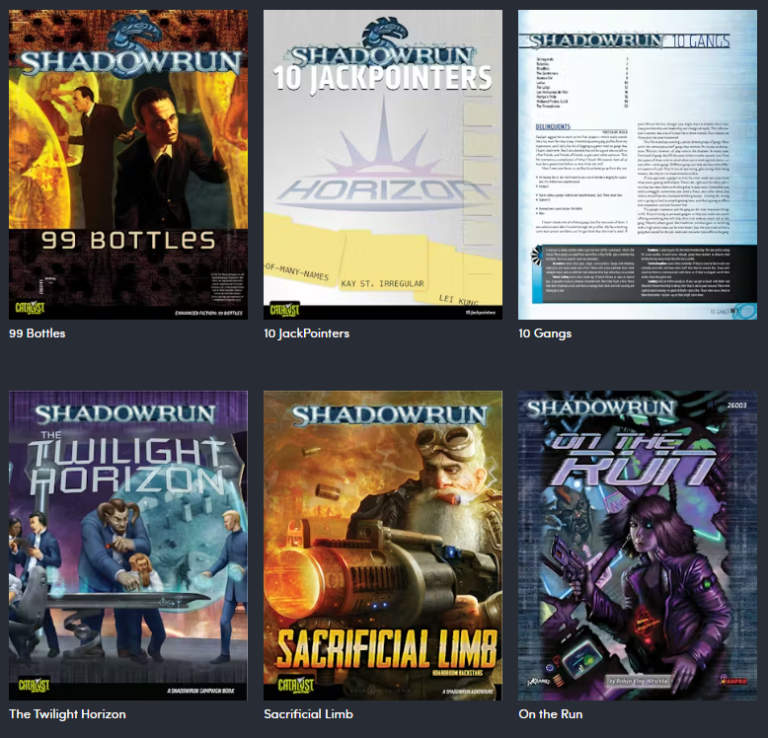 Humble Book Bundle – Shadowrun 4th Edition – The Kind GM